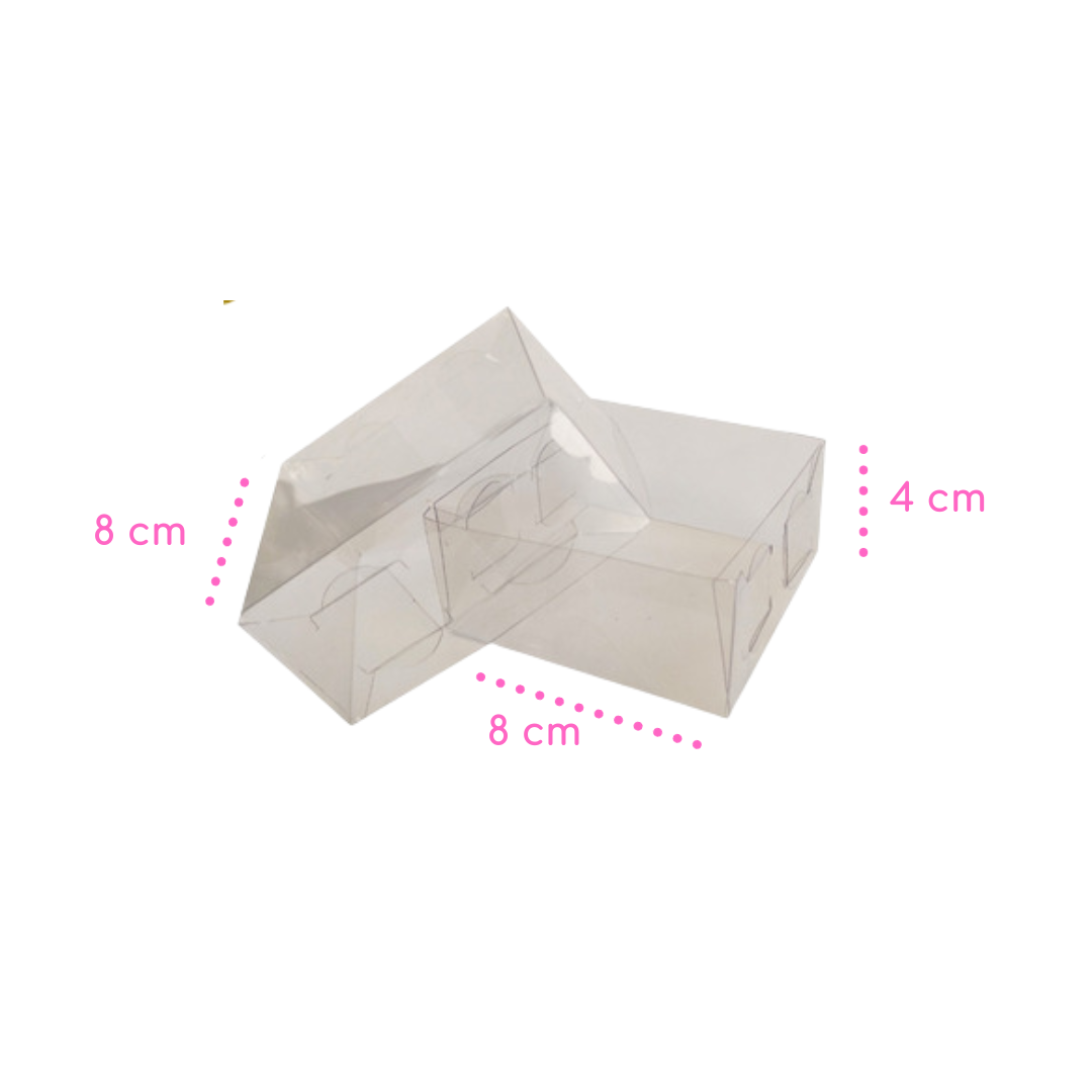 Caja Acetato 8 x 8 x 4 cm – la fabrica de cajas mx