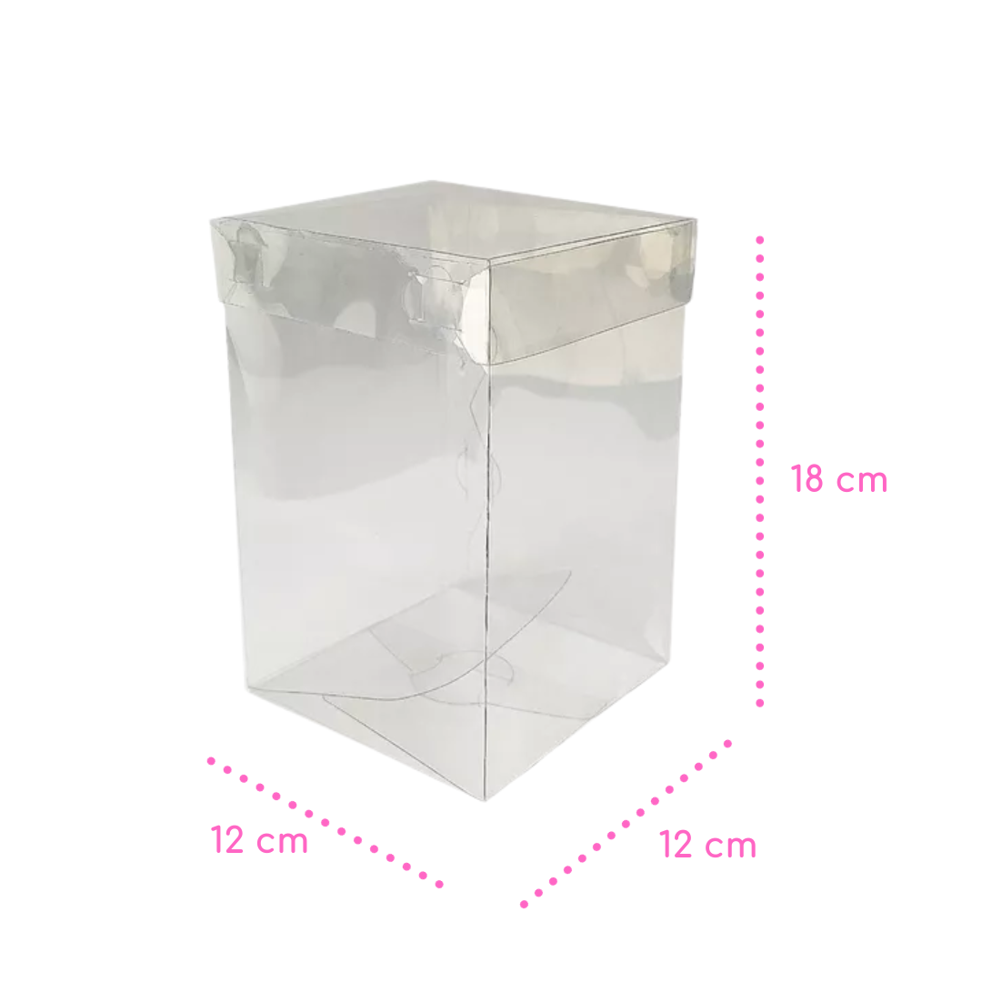 Caja Acetato 12 x 12 x 18 cm – la fabrica de cajas mx